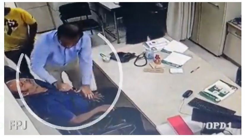 VIRAL VIDEO: ಚಿಕಿತ್ಸೆಗೆ ಬಂದಾಗಲೇ ರೋಗಿಗೆ ಹೃದಯಾಘಾತ: ಪ್ರಾಣ ಉಳಿಸಿದ ವೈದ್ಯ ...